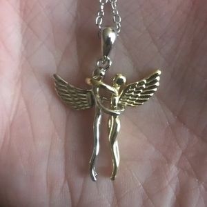 Boutique | Jewelry | Angels Embrace Two Tone Abstract Heavenly Bodies ...